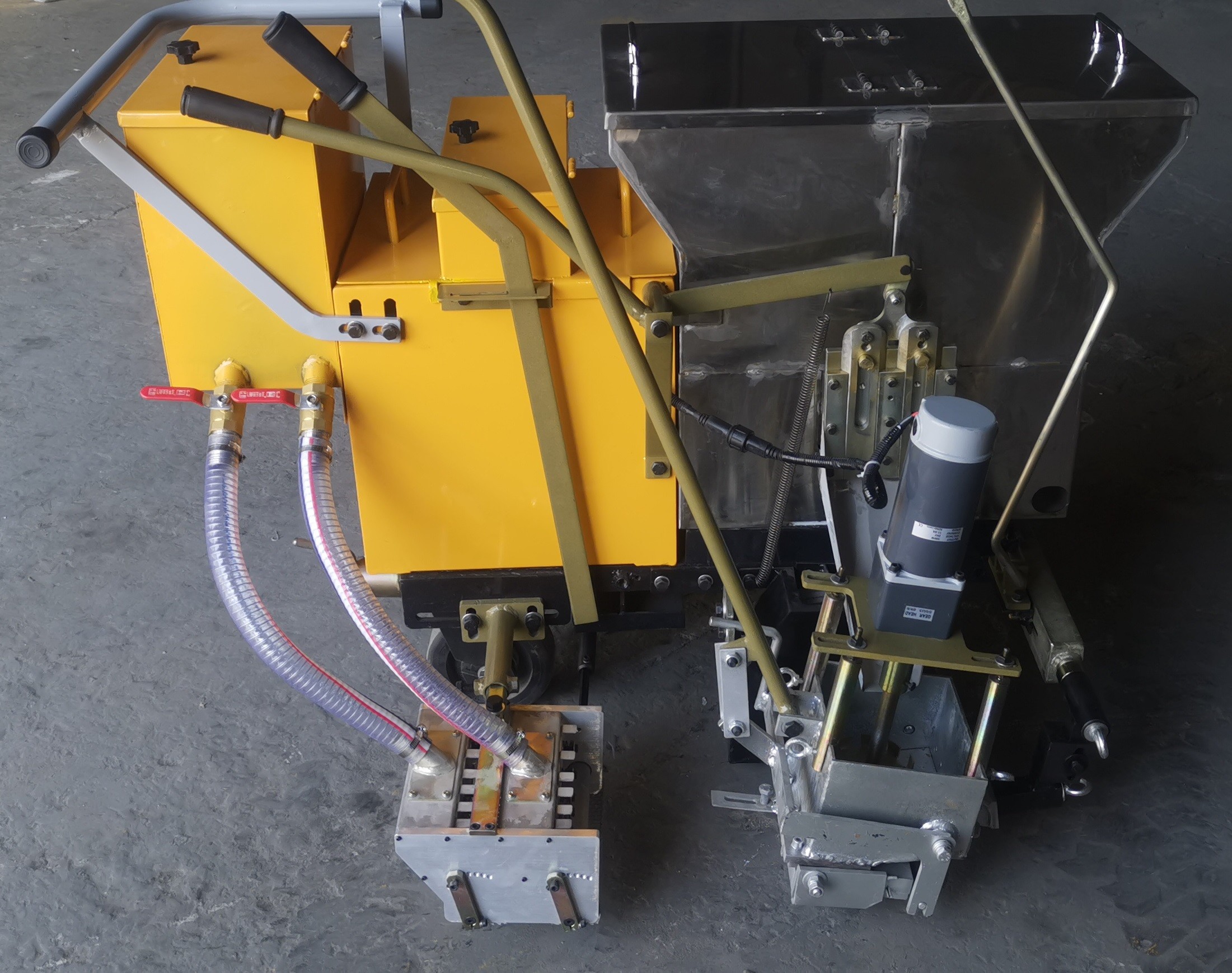 Two Component Road Line Marking Machine Self Dropping 60Lx2 Model